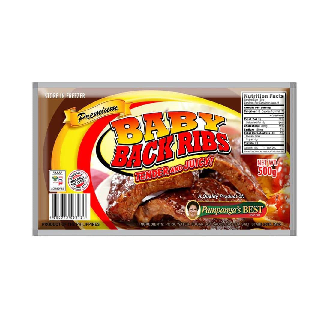 Pork - Pampanga's Best Baby Back Ribs (500g) – Fresh and Green