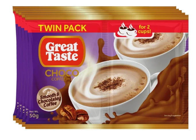 G - Great Taste Choco Coffee Mix Twin Pack 5x50g – Fresh and Green