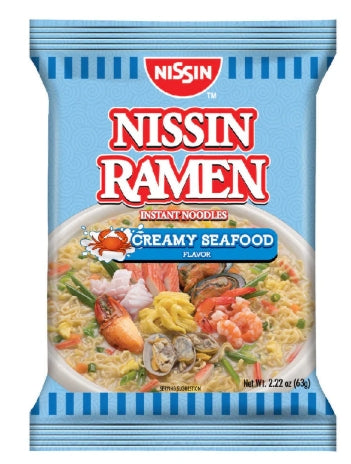 G - Nissin Ramen Instant Noodles Creamy Seafood Mami 63g – Fresh and Green