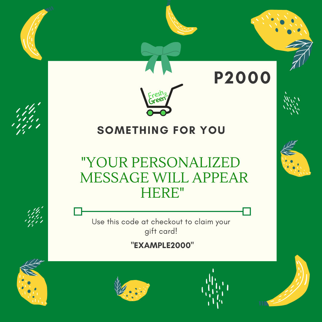 Fresh and Green Gift Cards