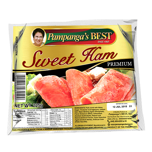 Pork - Pampanga's Best Sweet Ham Premium (225g/pack) – Fresh and Green